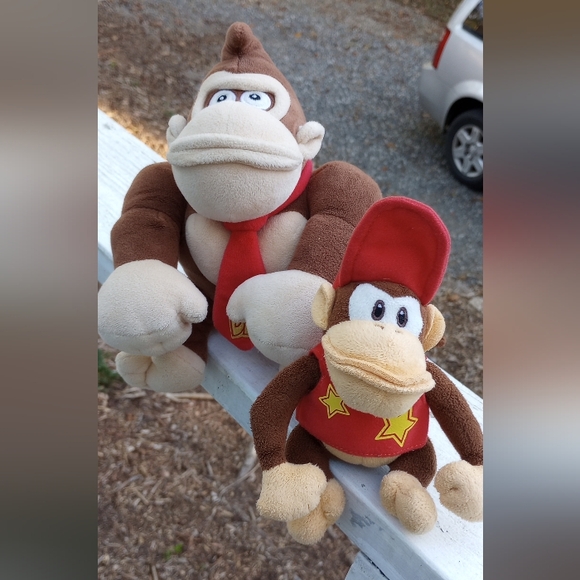 Nintendo | Toys | Donkey Kong Diddy Kong Plush | Poshmark